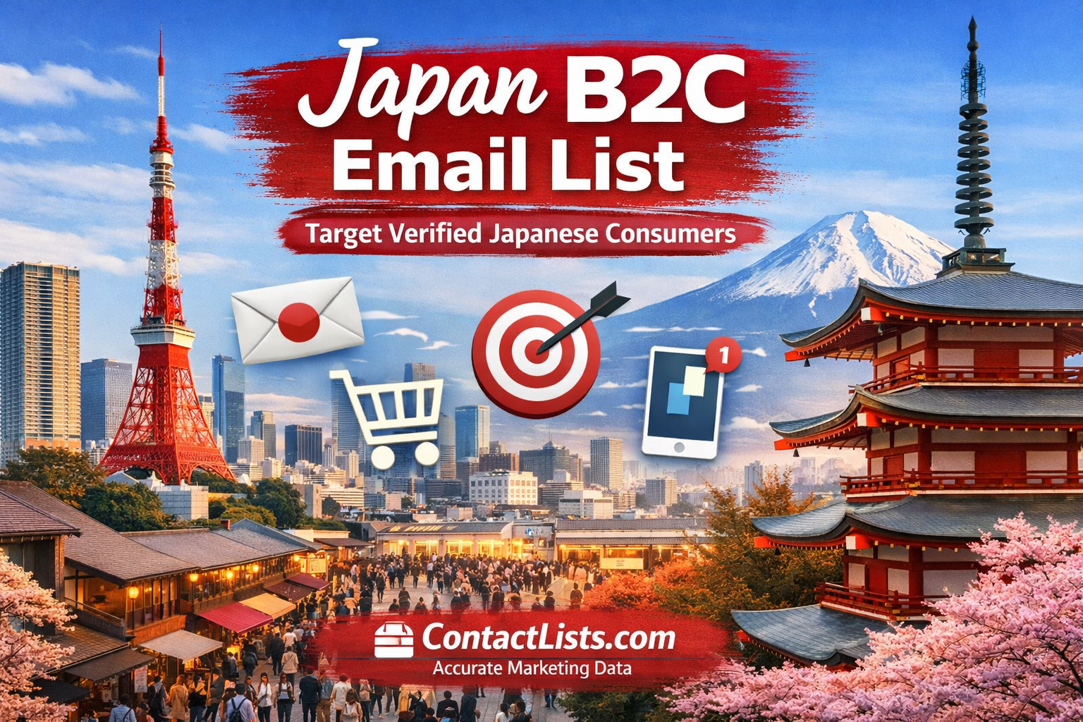 Japan B2C Mailing & Consumers Email List | ContactLists.com